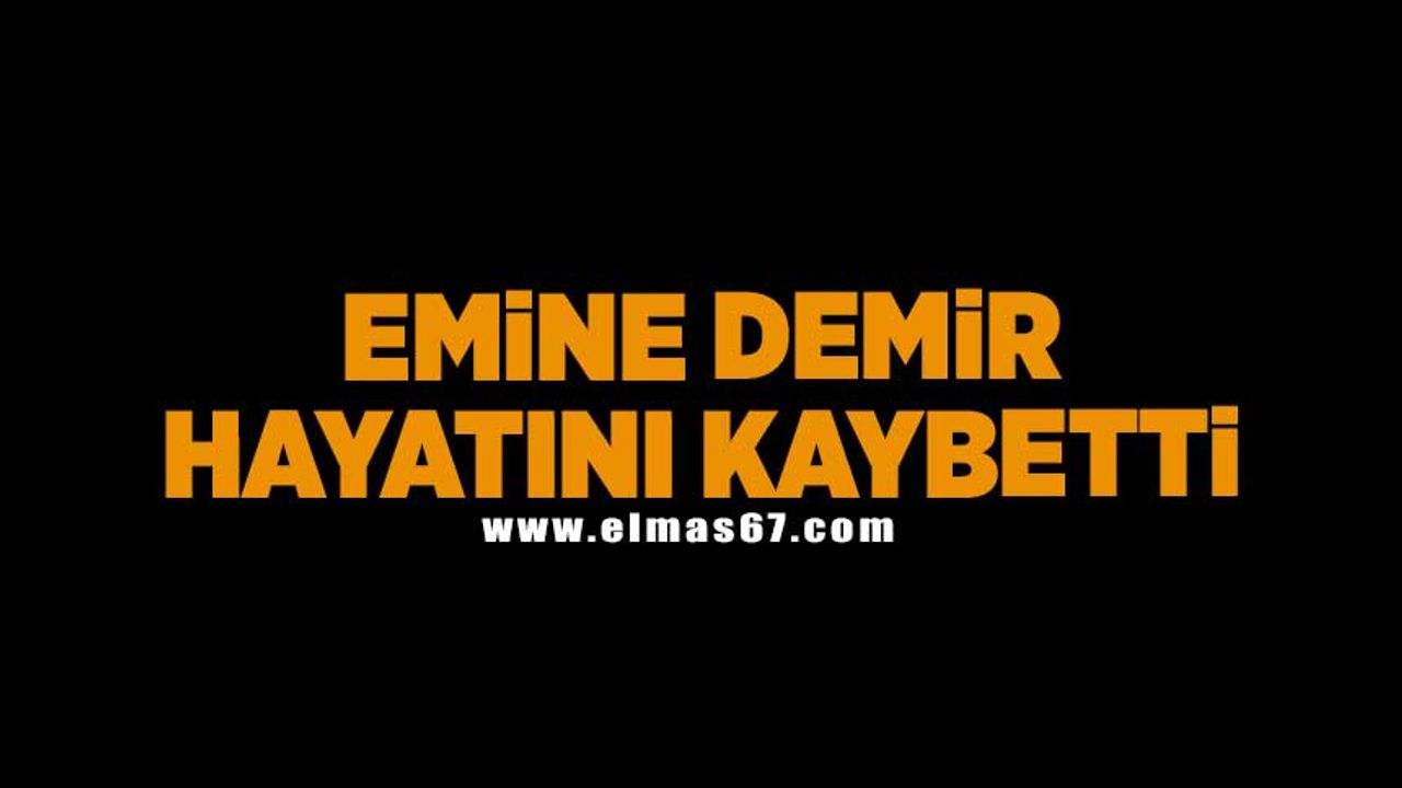 Emine Demir hayatını kaybetti - Elmas Televizyonu - Zonguldak 'ın Haber ...